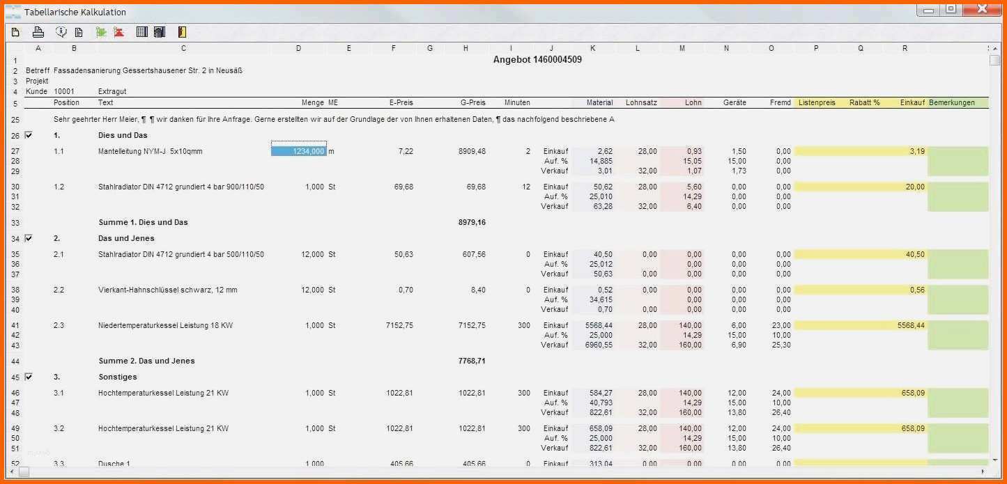Allerbeste 10 Kalkulation Verkaufspreis Excel - Kostenlos Vorlagen | #982