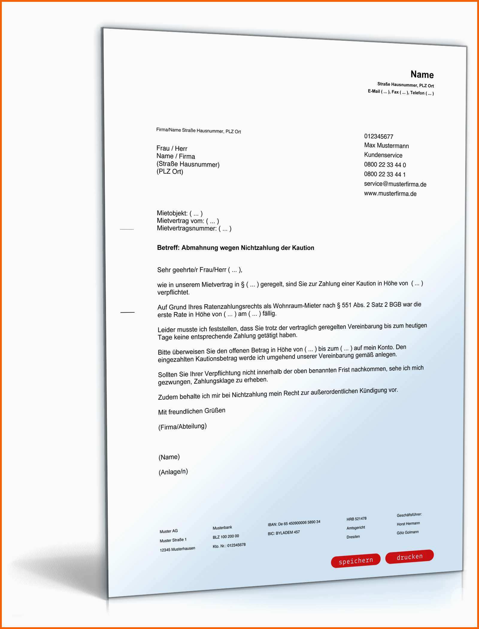 Einzigartig Abmahnung Mieter Nichtzahlung Kaution | Kostenlos Vorlagen Einzigartig Abmahnung Mieter Nichtzahlung Kaution | Kostenlos Vorlagen