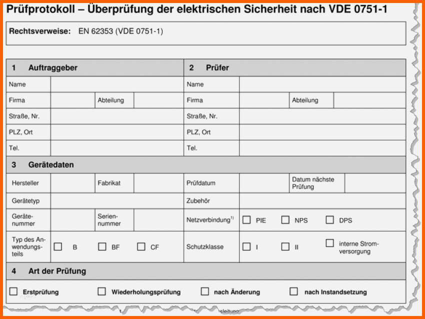 Modisch Messprotokoll Excel Vorlage Cool Das Prüfprotokoll Gehört ...