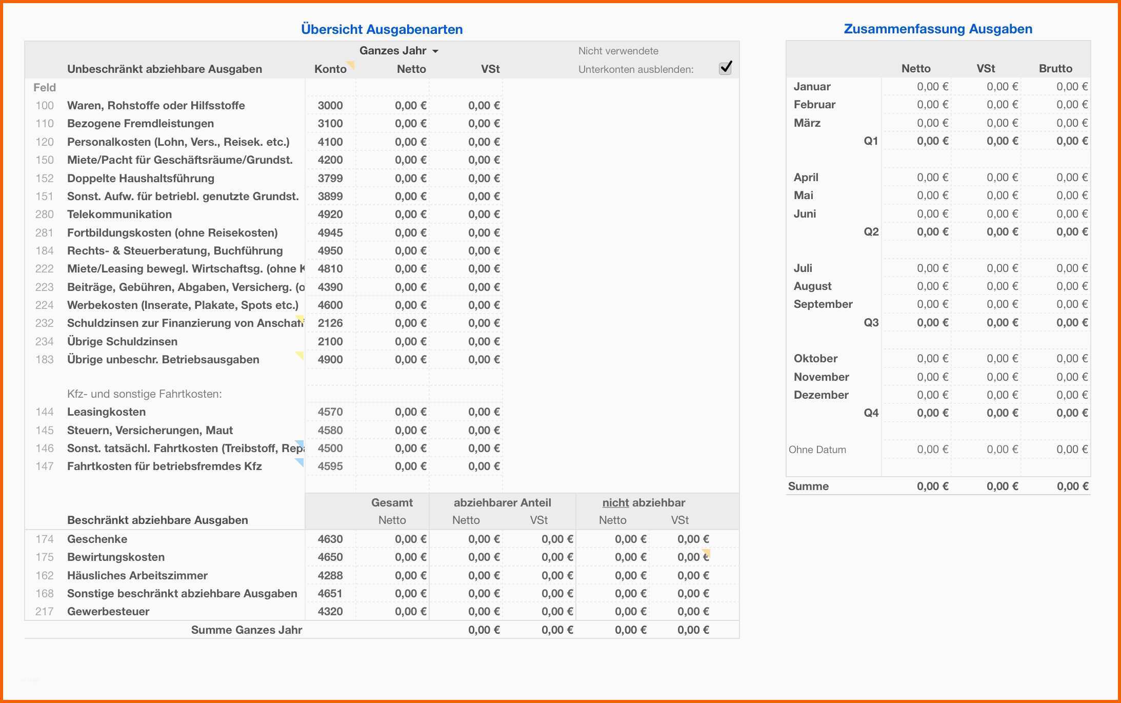 Überraschen Einnahmen Ausgaben Rechnung Excel Vorlage - Kostenlos Vorlagen Überraschen Einnahmen Ausgaben Rechnung Excel Vorlage - Kostenlos Vorlagen