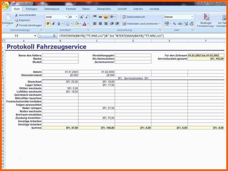 Wunderschönen 13 Excel Protokoll Vorlage - Kostenlos Vorlagen | #100715